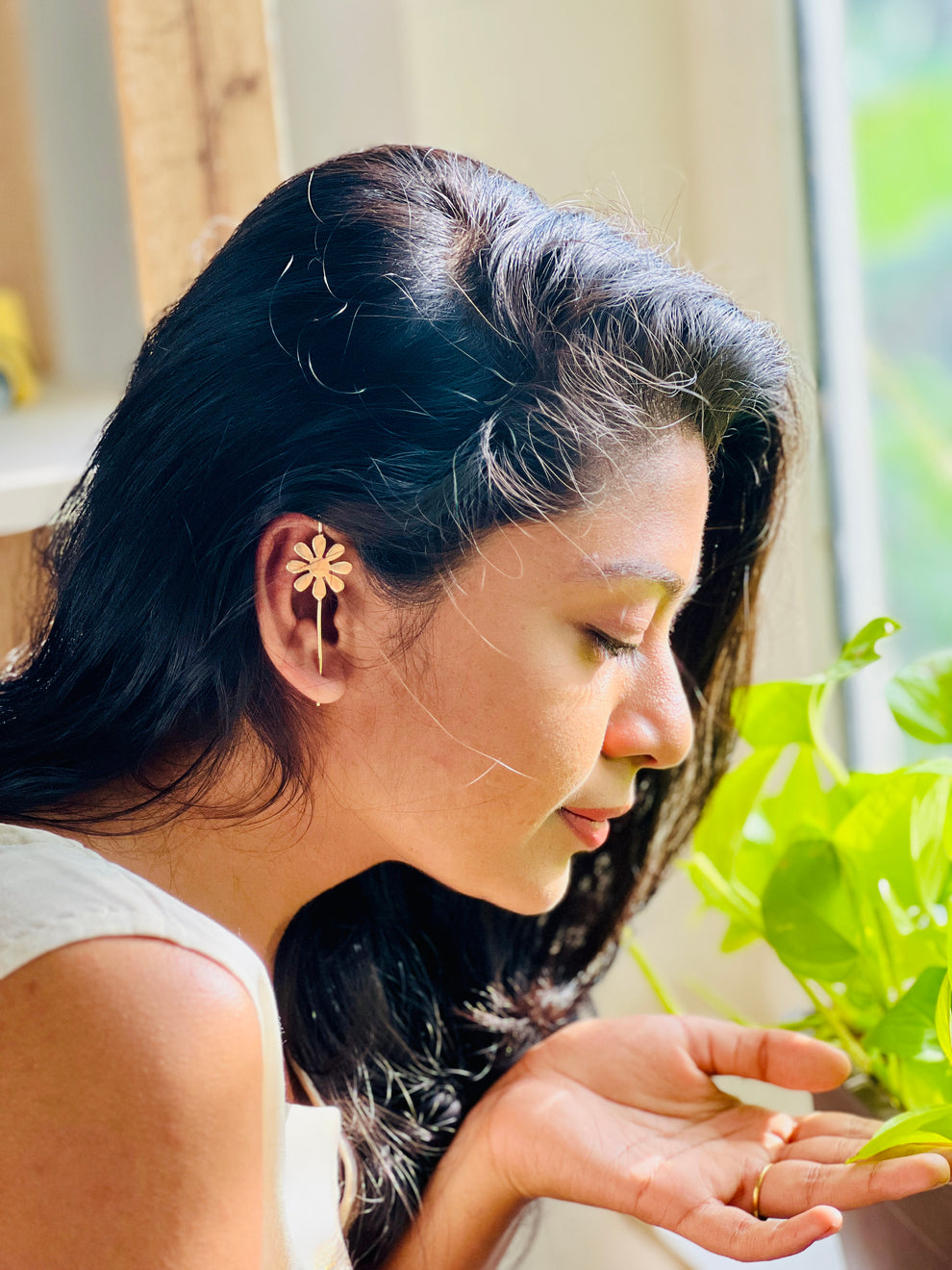 FLOWER EAR CUFFS(PAIR) – TOUCHWOOD STORE